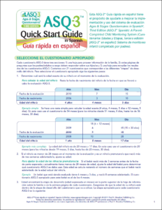 Order ASQ - Ages and Stages