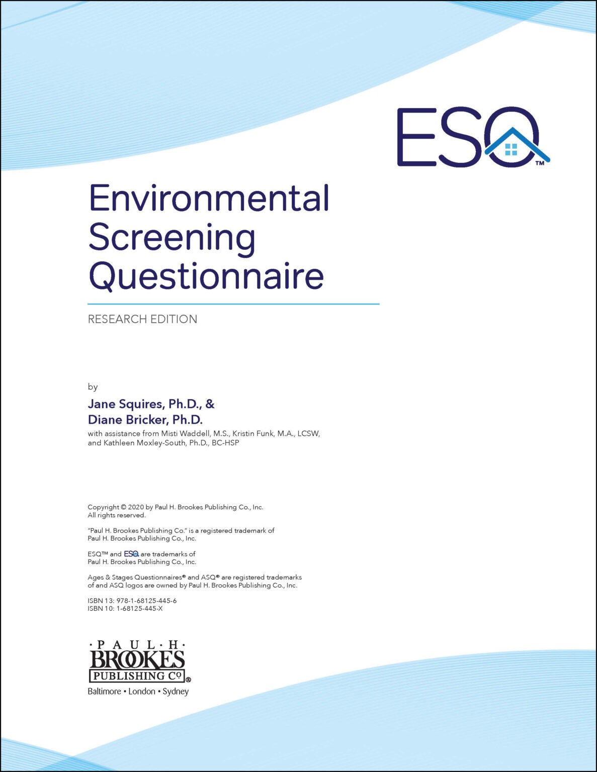 Using the New Environmental Screening Questionnaire (ESQ™) - Ages and ...