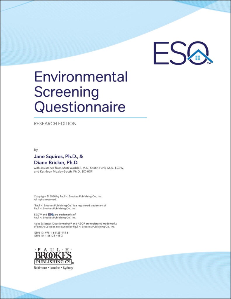 Using the New Environmental Screening Questionnaire (ESQ™) - Ages and ...
